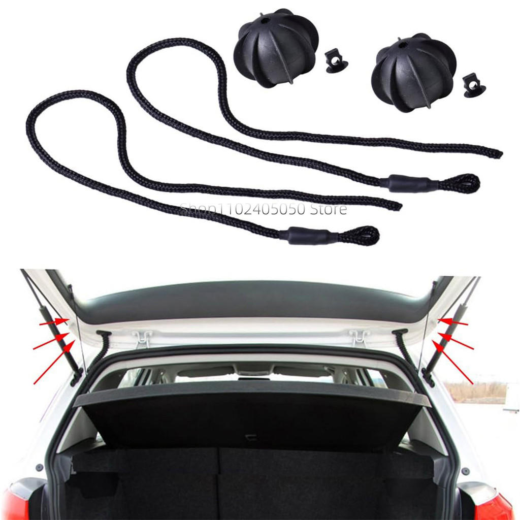 Jual 2Pcs for VW Golf MK5 MK6 GTI Hatch Rear Parcel Shelf String Strap ...