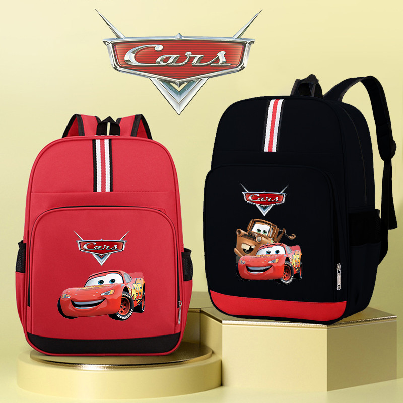Jual Lightning McQueen Student Backpack Disney Cars Primary Schoolbags ...