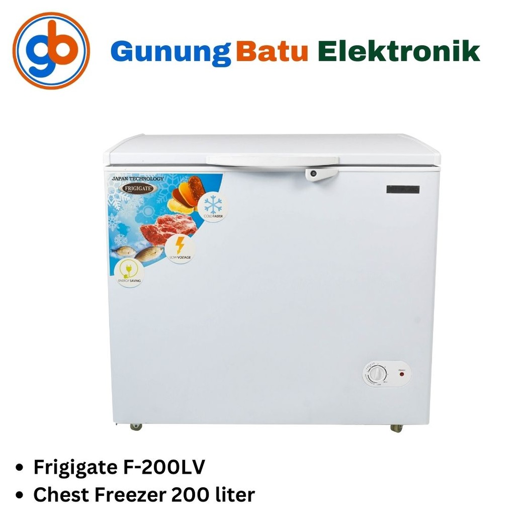 Jual ASLI FRIGIGATE Chest Freezer 200 liter F-200LV Garansi Resmi ...
