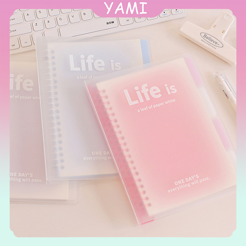 Jual A5 B5 Buku Binder Notebook Aesthetic Korea Besar / Buku Catatan ...