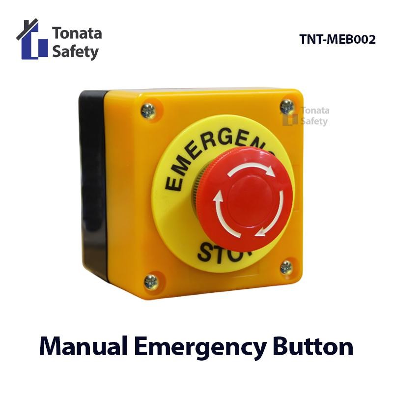 Jual Push Button Emergency Stop Manual / Tombol Darurat Manual | Shopee ...