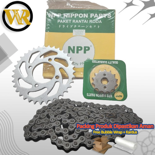 Jual Gear Set Girset Paket Rantai Suzuki Smash 110 / New / Titan ...