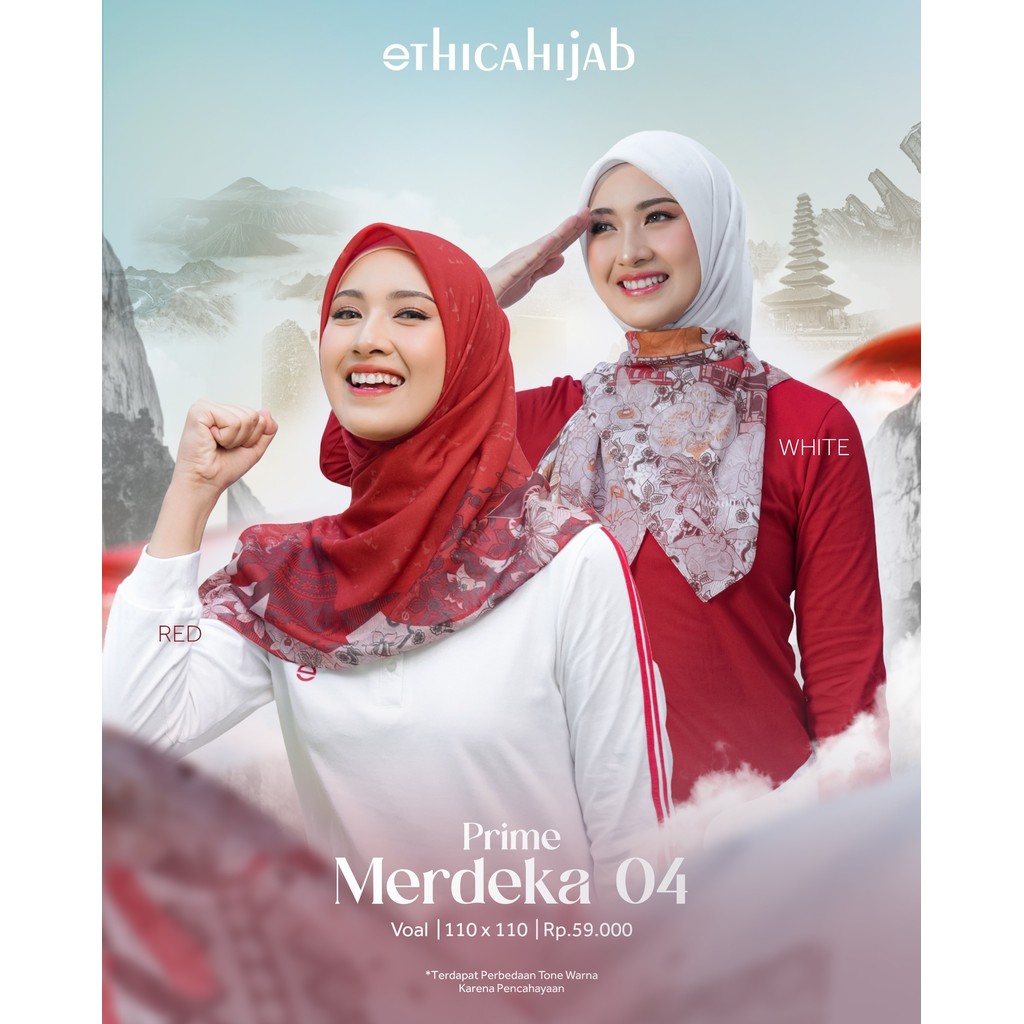 Jual ETHICA HIJAB PRIME MERDEKA 04 SPECIAL 80TH KEMERDEKAAN INDONESIA ...