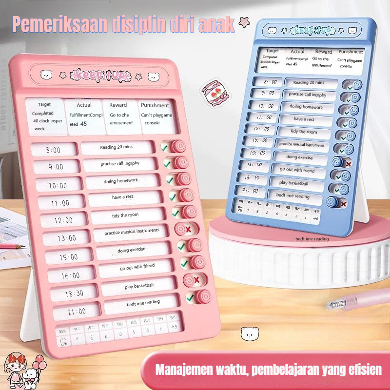 Jual [Ready Stock] Daftar Check-in Disiplin Diri Bahasa Inggris Pesan ...