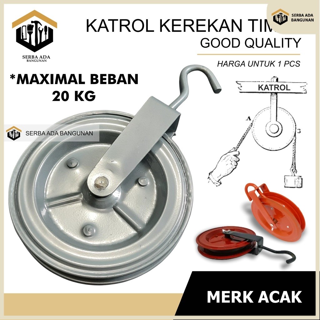 Jual SAB KATROL KEREKAN RODA SUMUR TIMBA 15 Cm BANGUNAN KUAT / MENIMBA ...