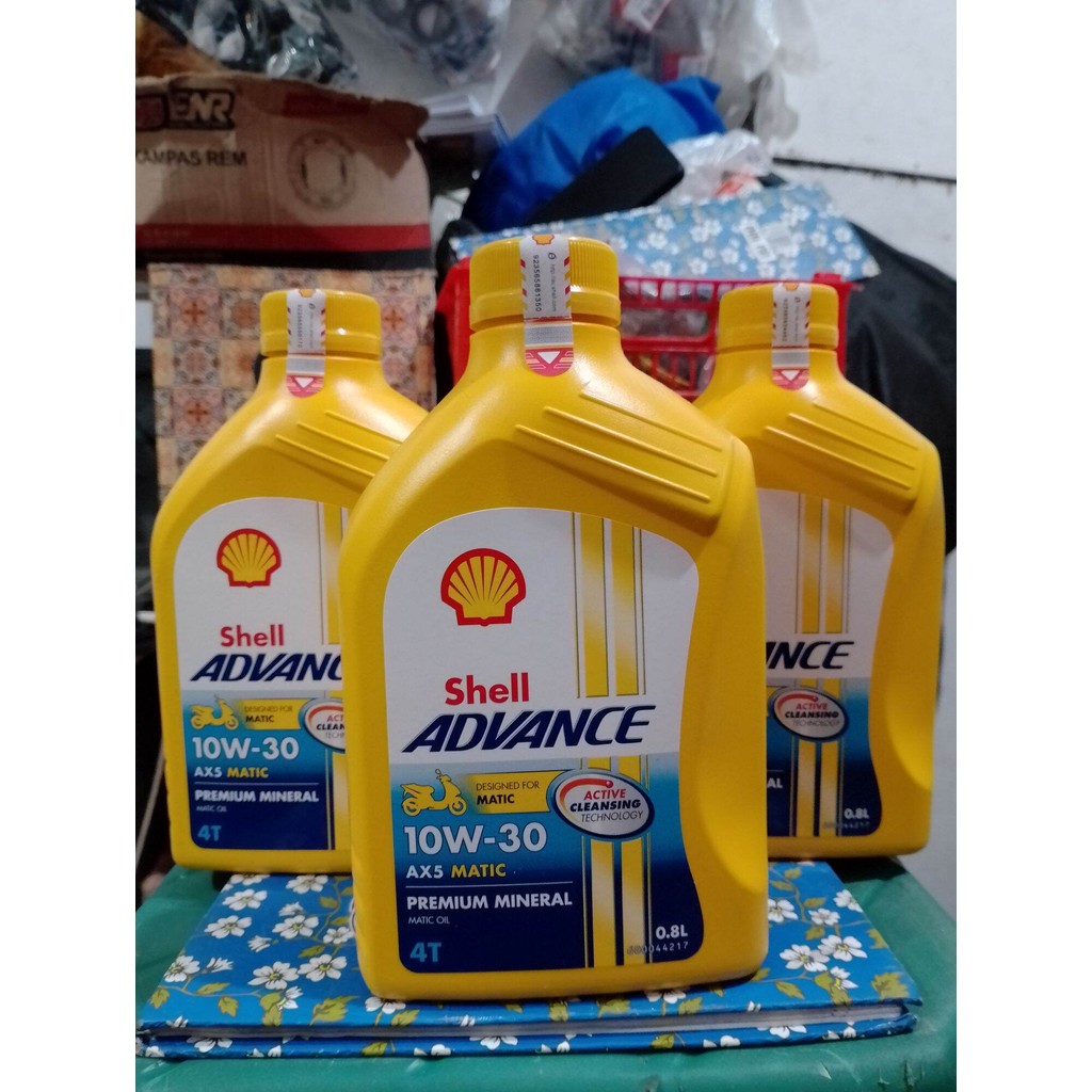 Jual paket 3 botol Shell ax5 matic 800 ml, lebih hemat ongkir ...