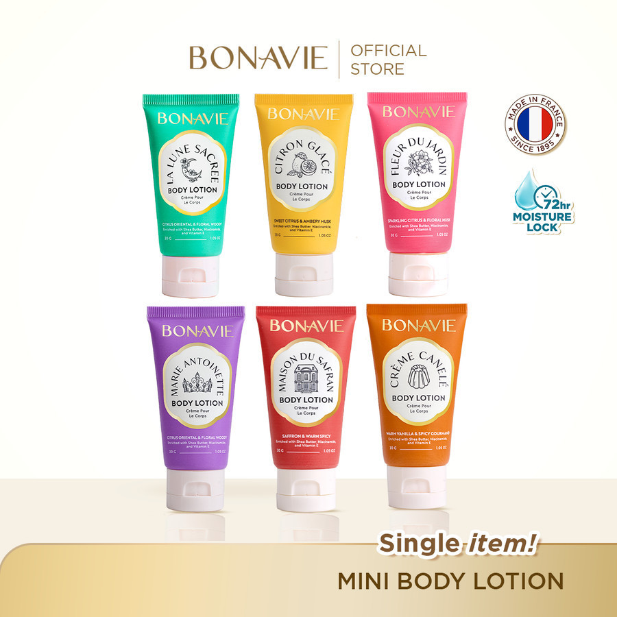 Jual BONAVIE BODY LOTION Travel Size Edition 30gr | Shopee Indonesia