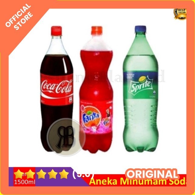 Jual ANEKA MINUMAN SODA 1000ml fanta - Coca cola - Sprite | Shopee Indonesia