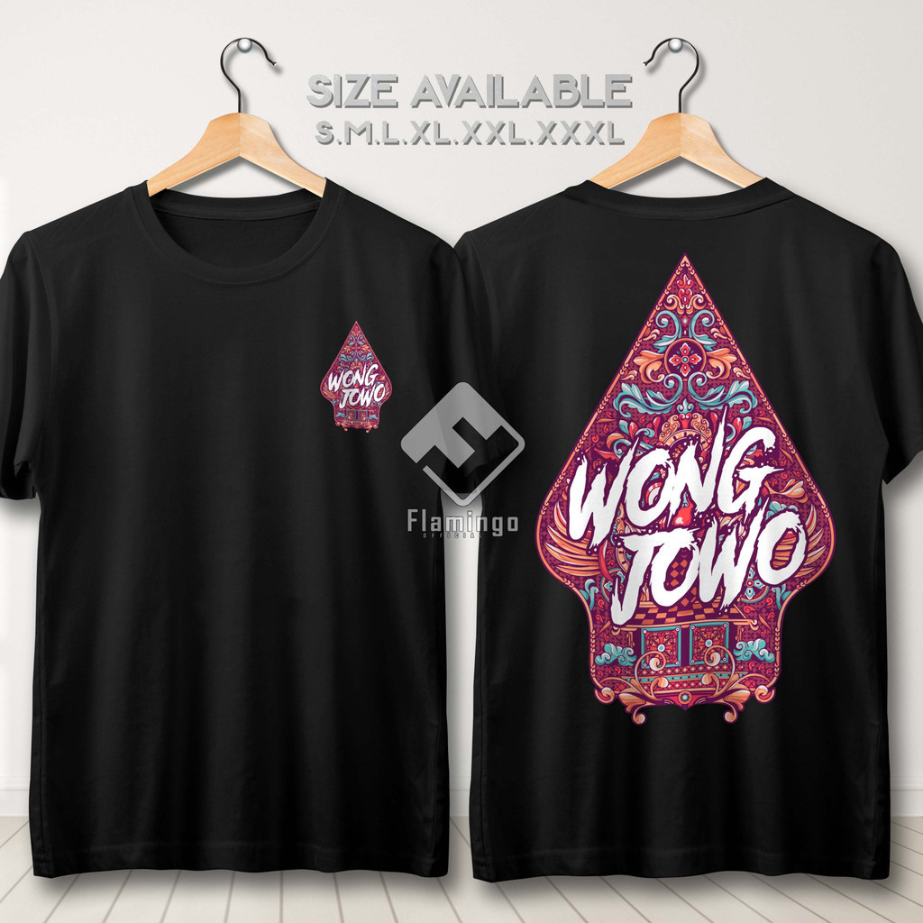 Jual Kaos Wayang Gunungan Wong Jowo Baju Distro Budaya Jawa Indonesia ...