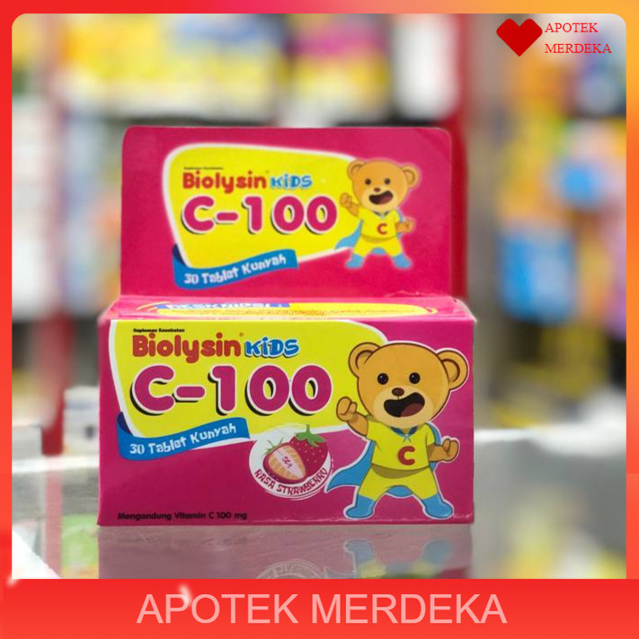 Jual Biolysin Kids C-100 30 Tablet Hisap | Shopee Indonesia