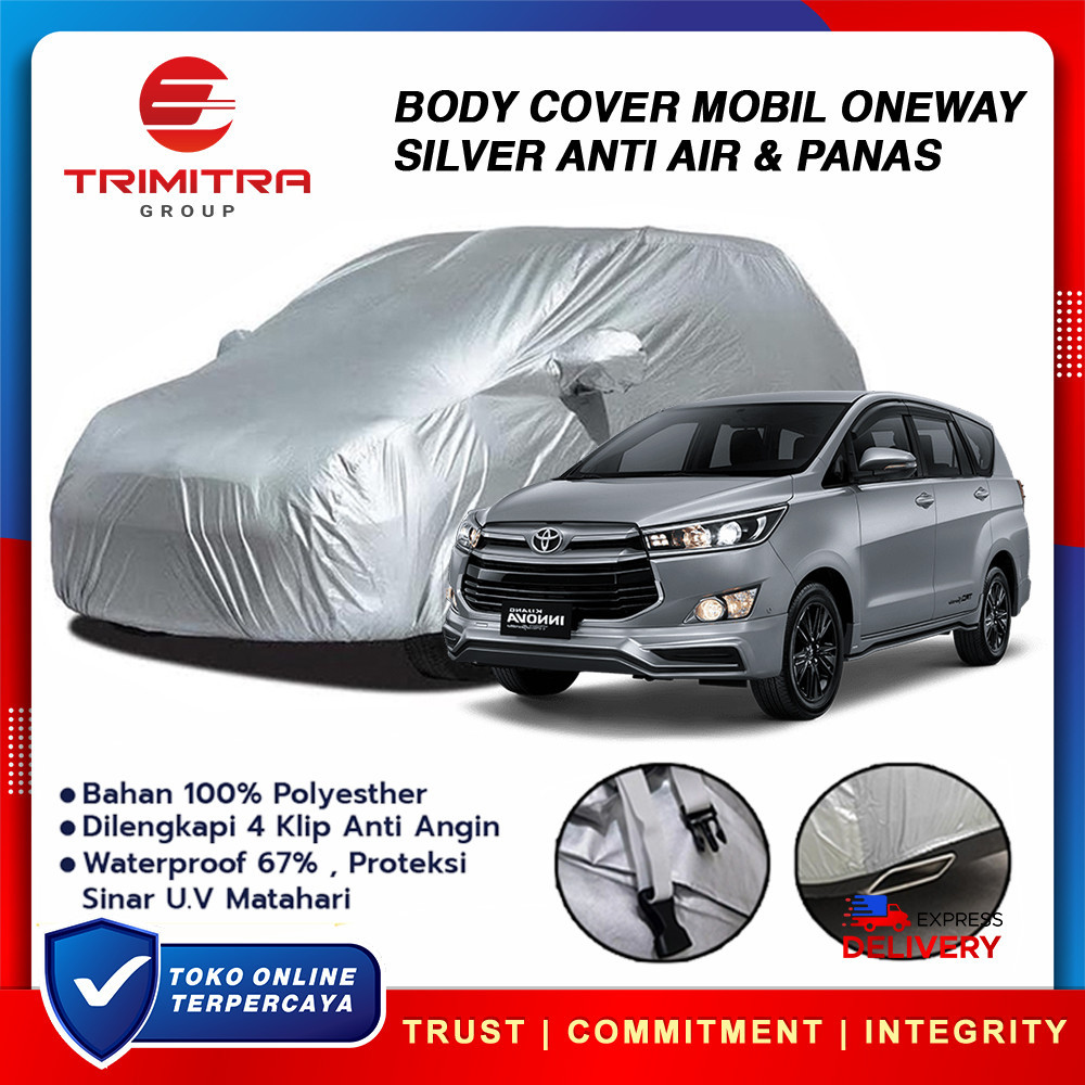 Jual Cover Sarung Mobil Silver / Penutup Body Mobil Innova Reborn ...