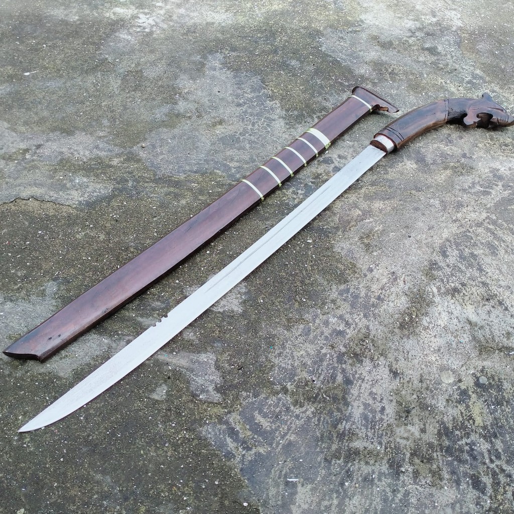 Jual Ready / Golok hitam / coklat panjang 1 meter | Shopee Indonesia