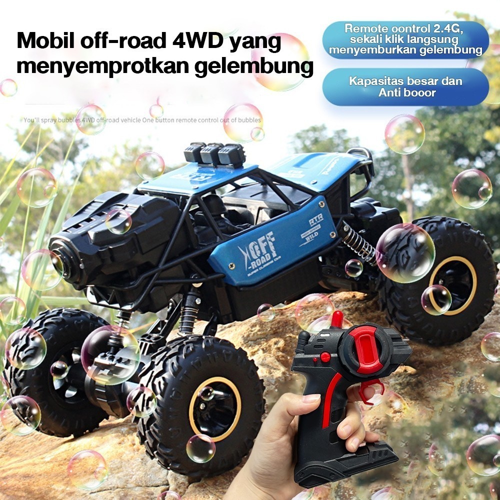 Jual BABYCOLOR 4WD Mobil Remote Control Off-Road Spray Climbing Car RC Rock Crawler Powerful ...