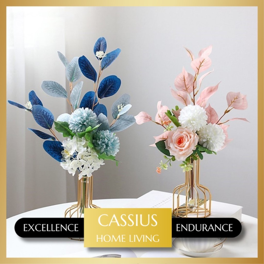 Jual Vas Bunga Besi Tanaman Vas Bunga Hiasan Dekorasi Rumah Elegan Meja ...