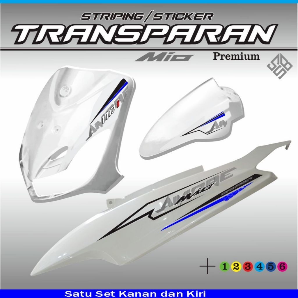 Jual STIKER MIO STRIPING MIO / VARIASI ALL MIO OLD STRIPING TRANSPARAN ...
