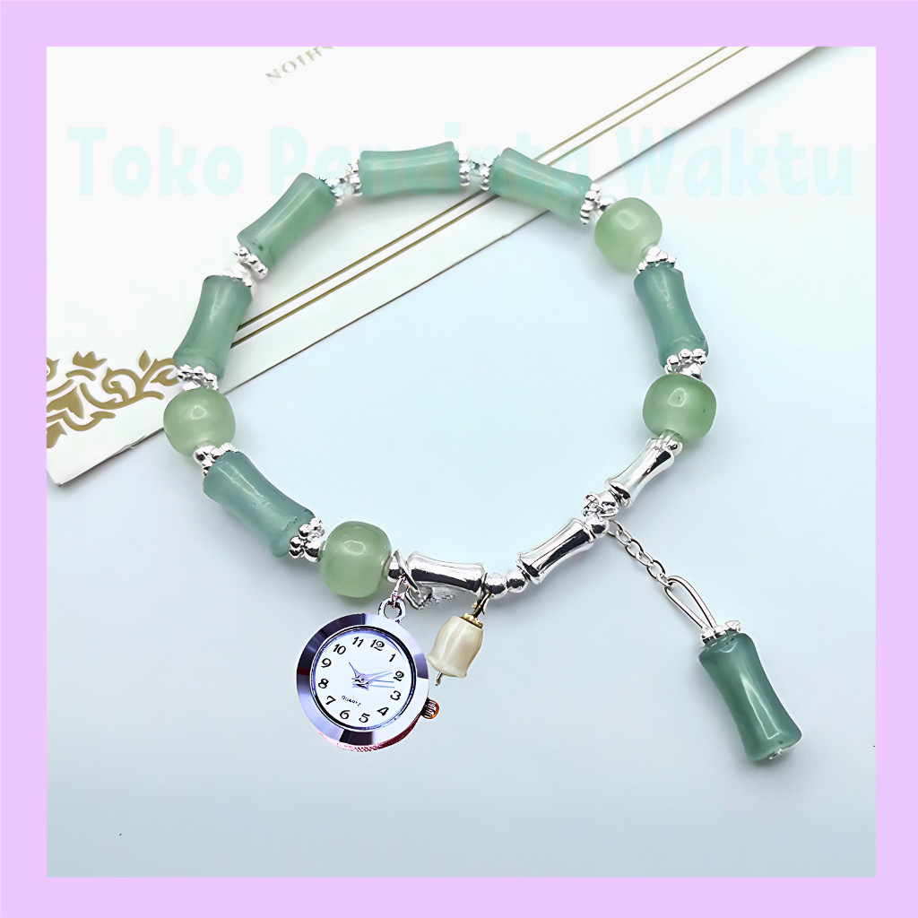 Jual （ Free kotak display ）Jam tangan wanita kecil Jam tangan gelang ...