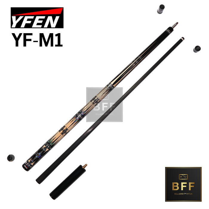 Jual Stik Billiard YFEN M Series Cue M1 Carbon Fiber Low Deflection ...