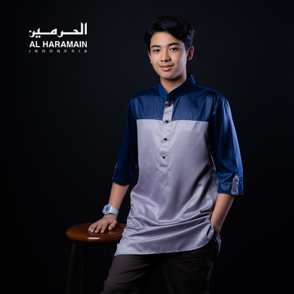 Jual AL Haramain Kurta Kombinasi (52) | Abu | Navy | Hijau Lumut ...