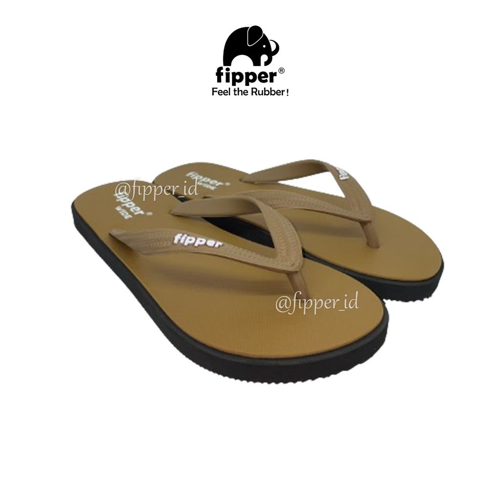 Jual Sandal Fipper Wide Original for Man/Woman - Gold/Black/Brown ...