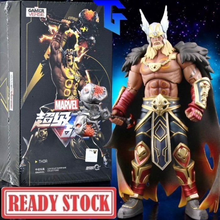 Jual ZD TOYS Thor 1/10 Marvel Gamer Verse Super War Collections Action ...