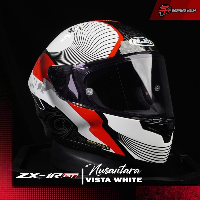 Jual NJS ZX-1R GT Nusantara (FREE SPOILER GT ) - Helm Full Face | ZR GT | GT series | NJS GT ...