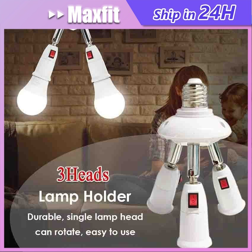 Jual Socket Sambungan Pemanjang Lampu Fitting E27 Bohlam LENGKAP 3 ...