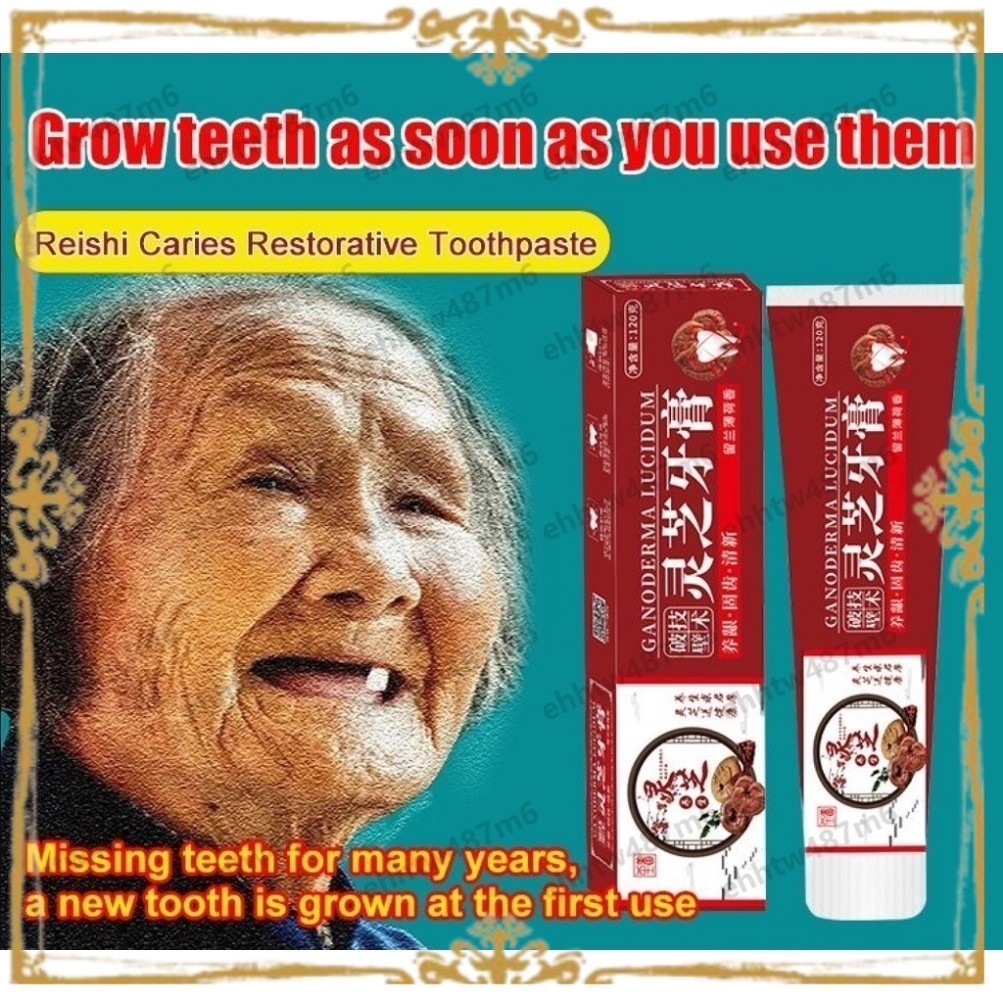 Jual Promo Ganoderma Lucidum Penumbuh Gigi Perbaikan gigi Berlubang ...