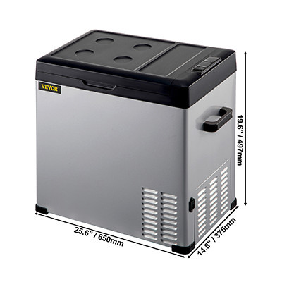 Joytutus 25L Car Fridge 12V Portable Compressor Cooler Mini Fridge Auto