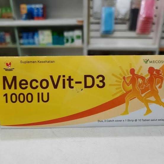 Jual Mecovit-D3 1000 IU 10 Tablet Multivitamin Kesehatan | Shopee Indonesia