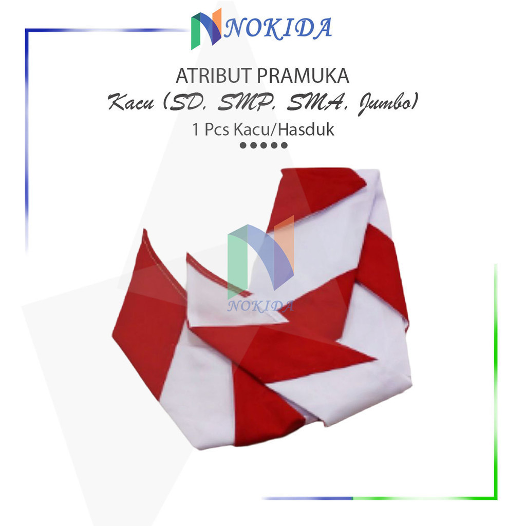 Jual Nokida Kacu Hasduk Pramuka [SD/SMP/SMA/Jumbo] / Dasi Pramuka Laki ...
