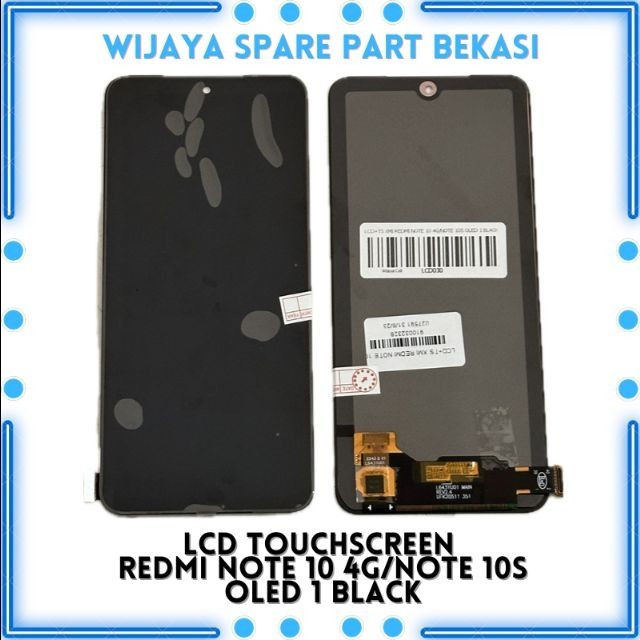 Jual LCD TOUCHSCREEN XIAOMI REDMI NOTE 10 4G/NOTE 10S OLED 1 BLACK ...