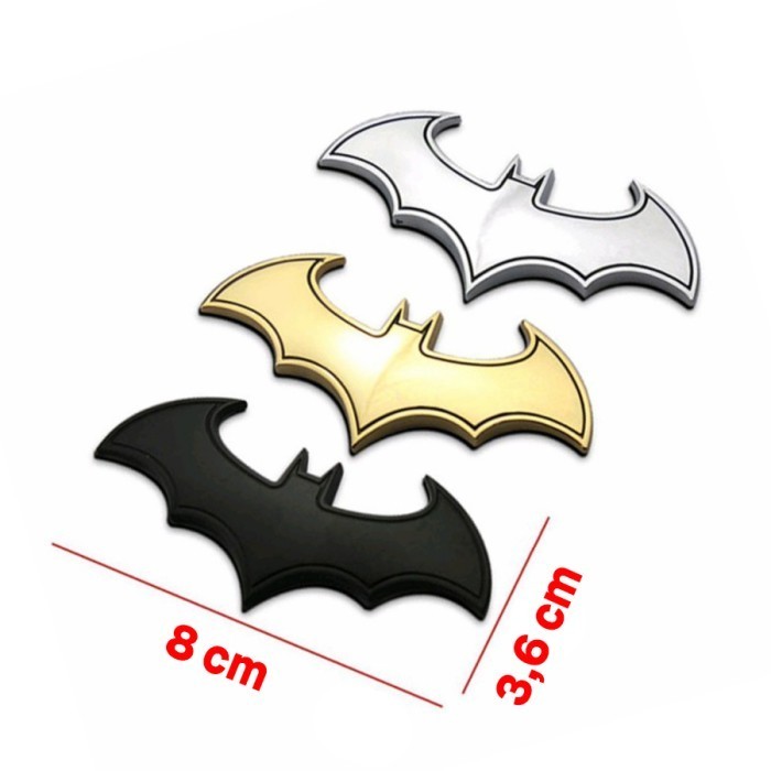 Jual Sticker Emblem Mobil BATMAN BATMOBILE 3D Timbul Motor Logo Batman ...