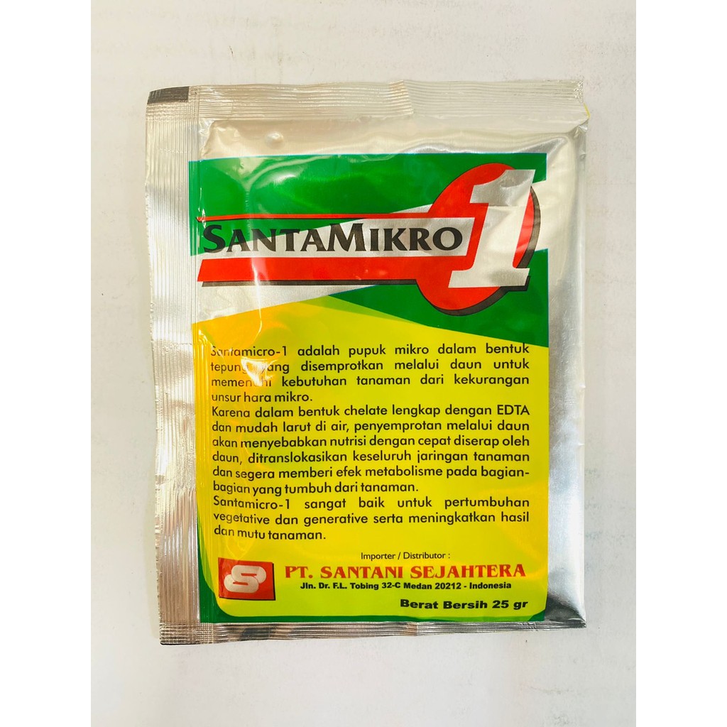Jual Pupuk mikro vegetatif generatif SANTAMIKRO SANTA MIKRO 25gr dari ...