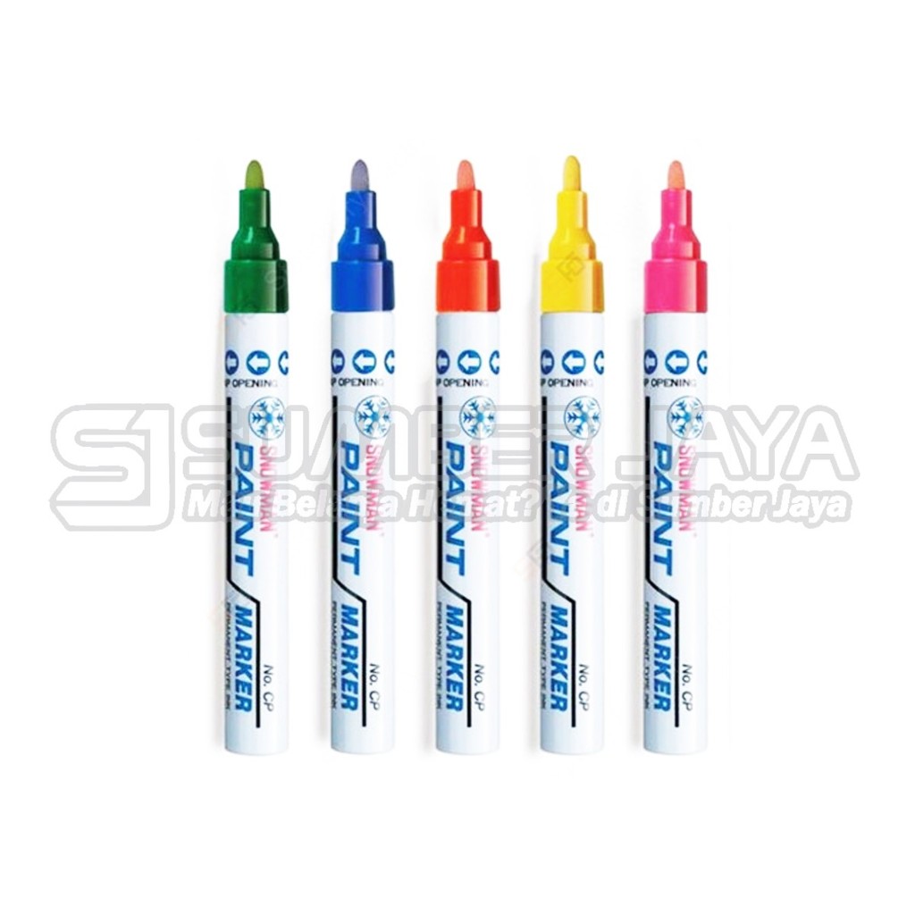 Jual Spidol Snowman Paint Marker Spidol Permanent Paint Marker | Shopee ...