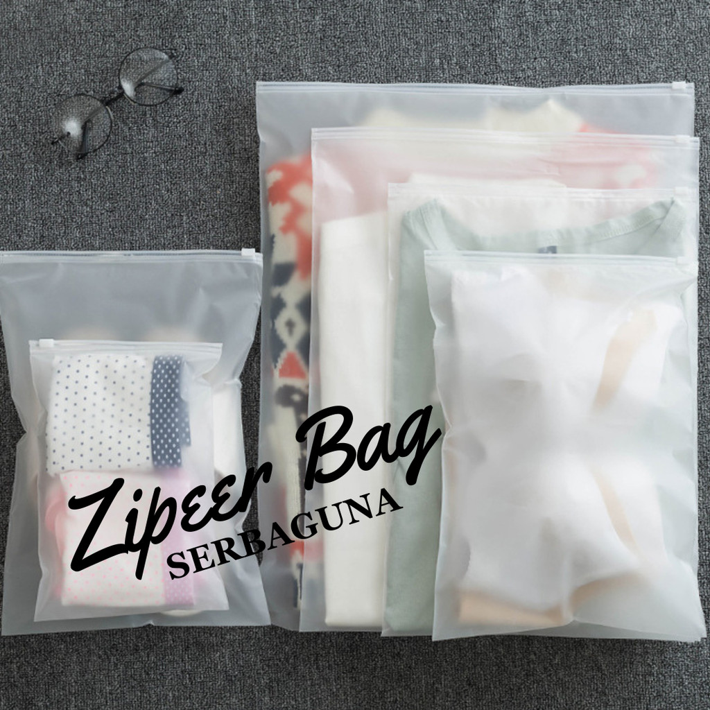 Jual ZIPPER STORAGE BAG ORGANIZER POLOS / ZIPPER BAG / ZIPPER STORAGE ...