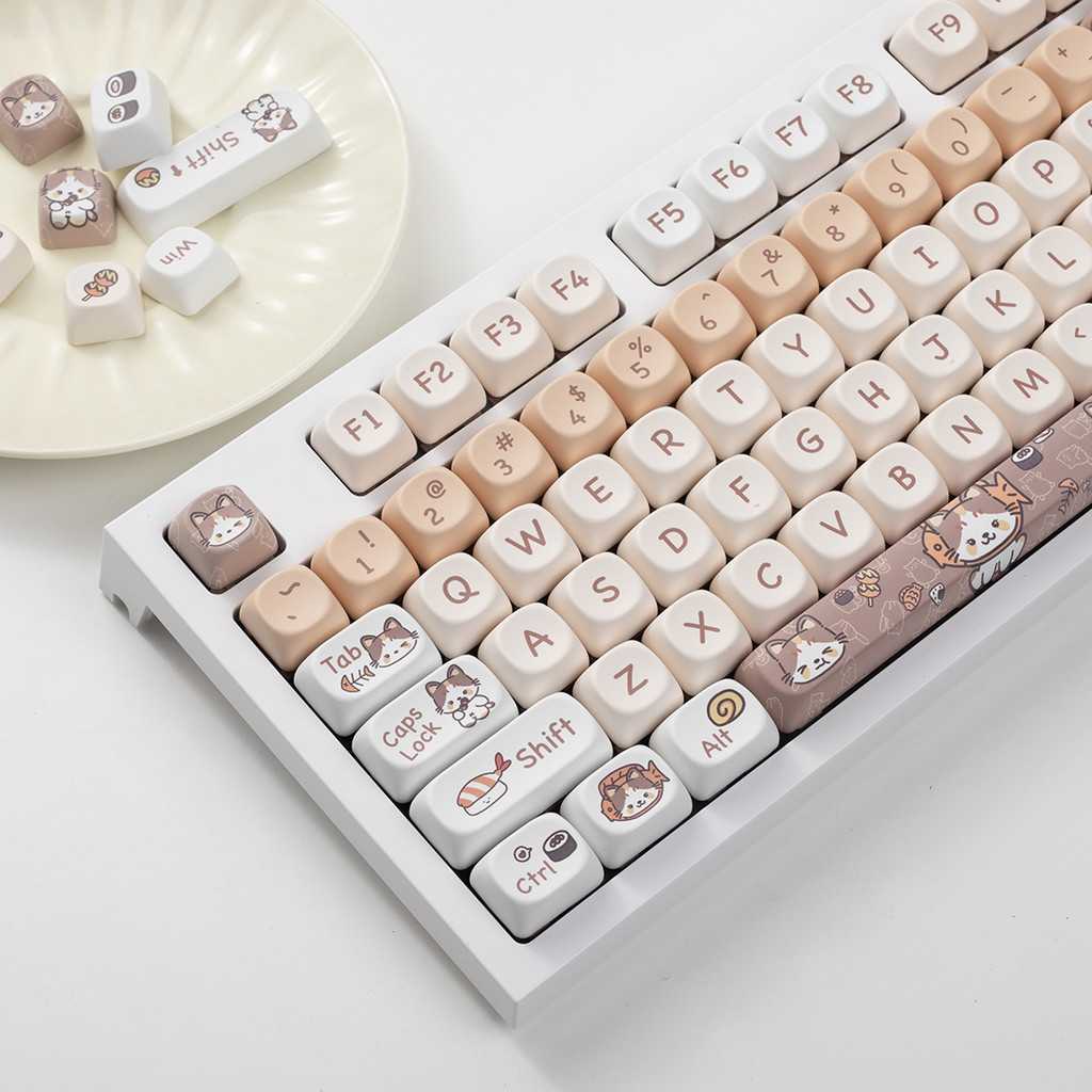 Jual Keycap PBT Dye sub profil MOA Kucing Kitty cat omakase Jepang ...