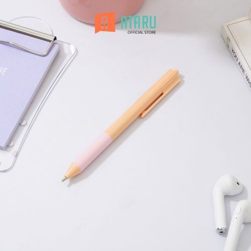 Jual Ataru Pulpen Biru Retractable - Pink Pena Perlengkapan Menulis ...