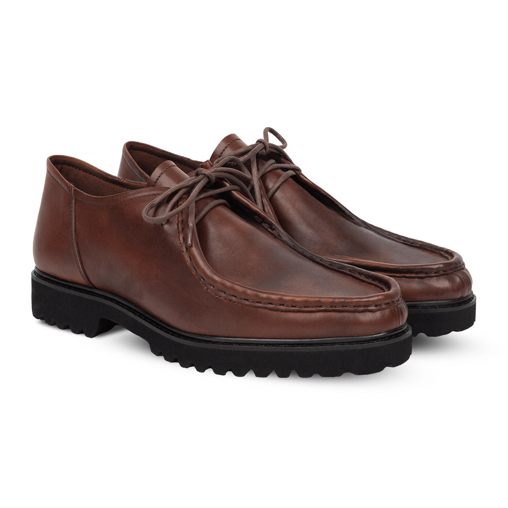 Jual Sam Tyrolean Brown - Nappa Milano - Sepatu Kulit Pria | Shopee ...