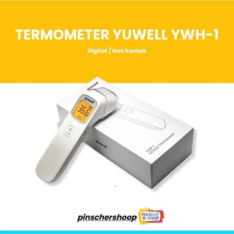 Jual Yuwell Termometer Digital YHW 1 Forehead Thermometer Non Kontak ...