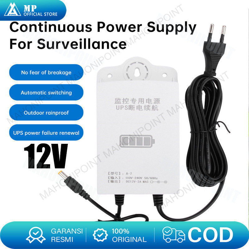 Jual Mini UPS 12V2A backup Router Modem CCTV Mini 12V2A /Router Modem ...