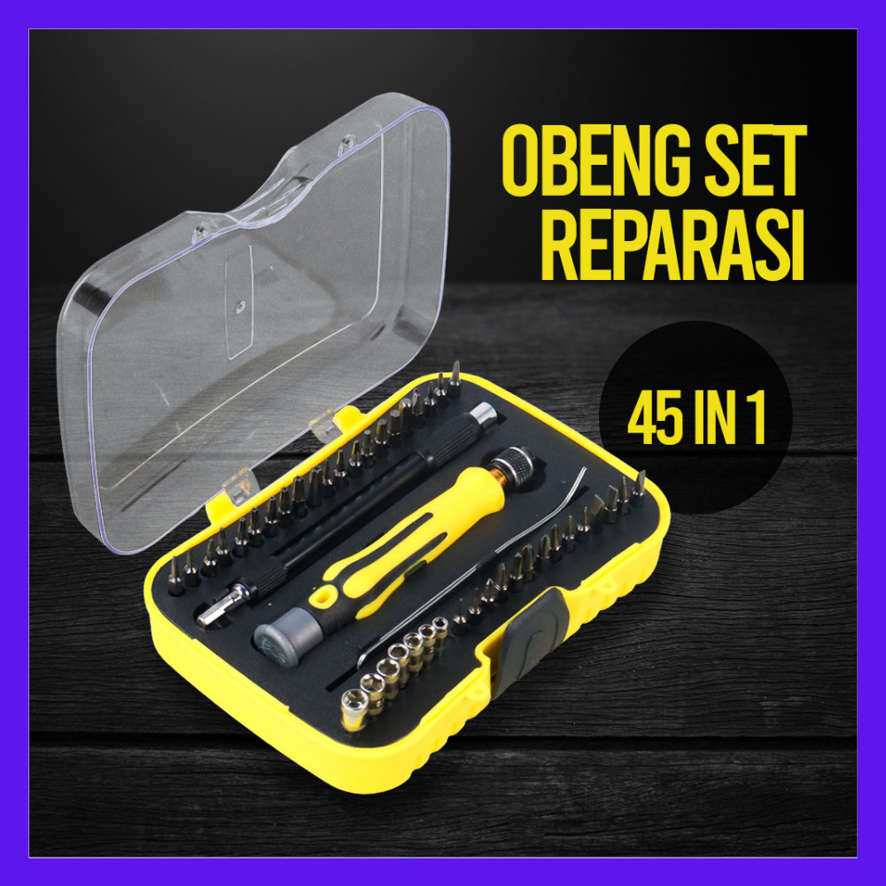 Jual SILVIA ATENA STORE-Obeng Set Reparasi Profesional Hardware Tools ...