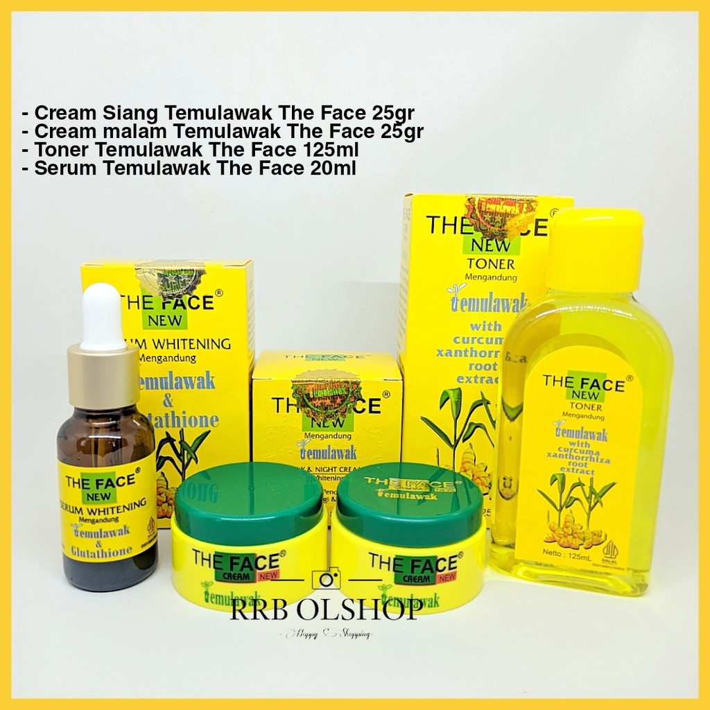Jual Paket Perawatan Kulit Temulawak The Face ORIGINAL 3in1 - Cream ...