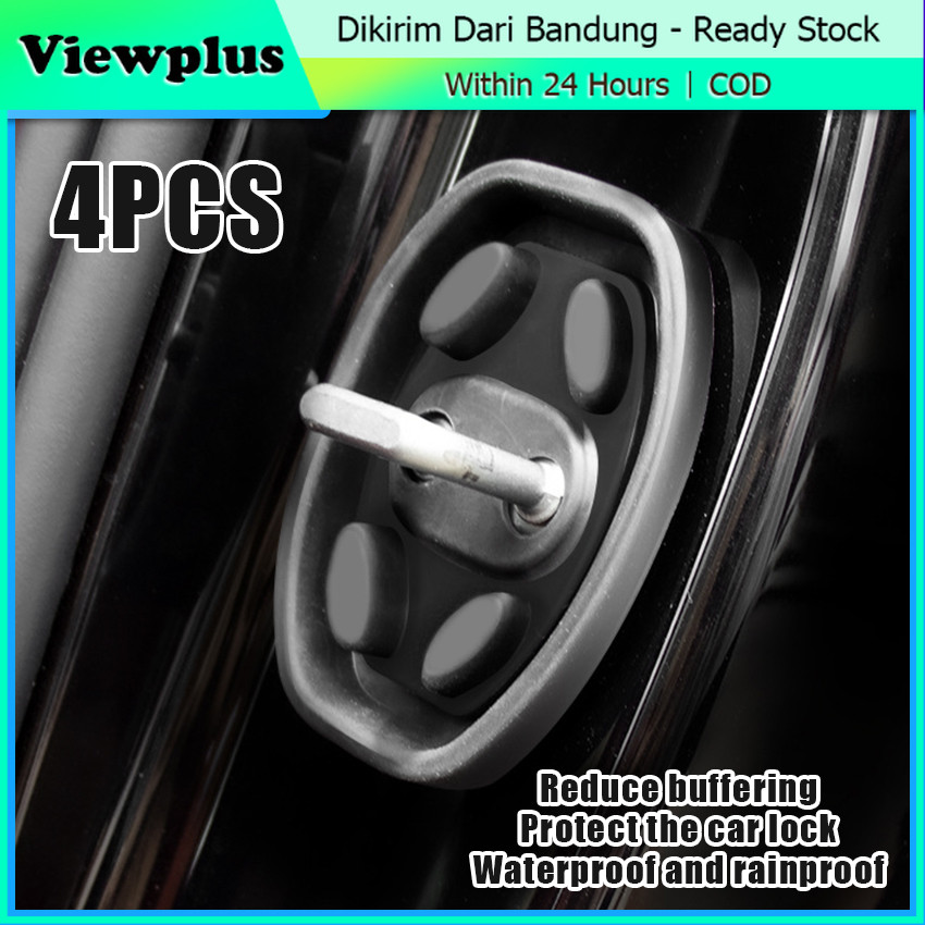 Jual 4Pcs Car Door Lock Cover Mobil Karet Pelindung Kunci Pintu Mobil ...