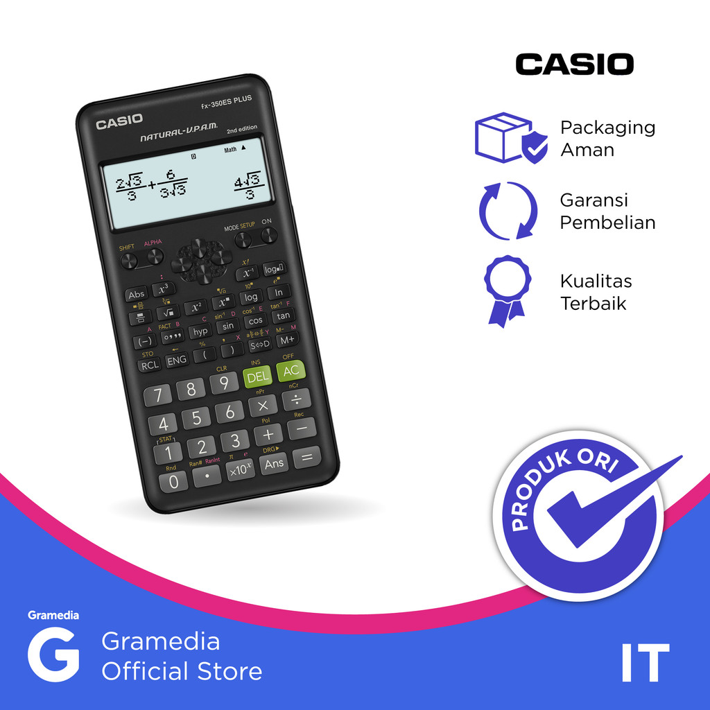 Jual Casio Calculator FX-350 Esplus-2 | Shopee Indonesia