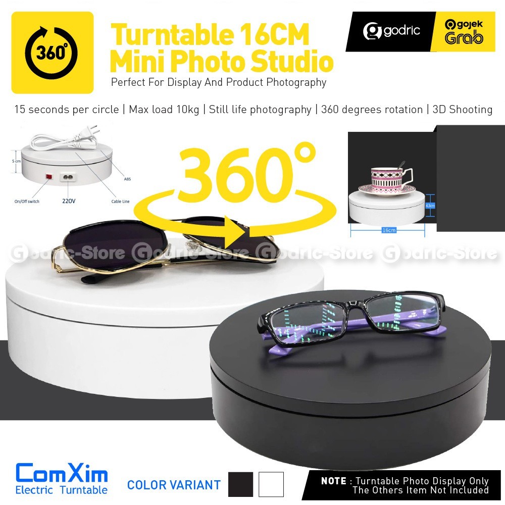 Jual Turntable Tempat Foto Produk Putar (Action Figure Gundam Diecast ...