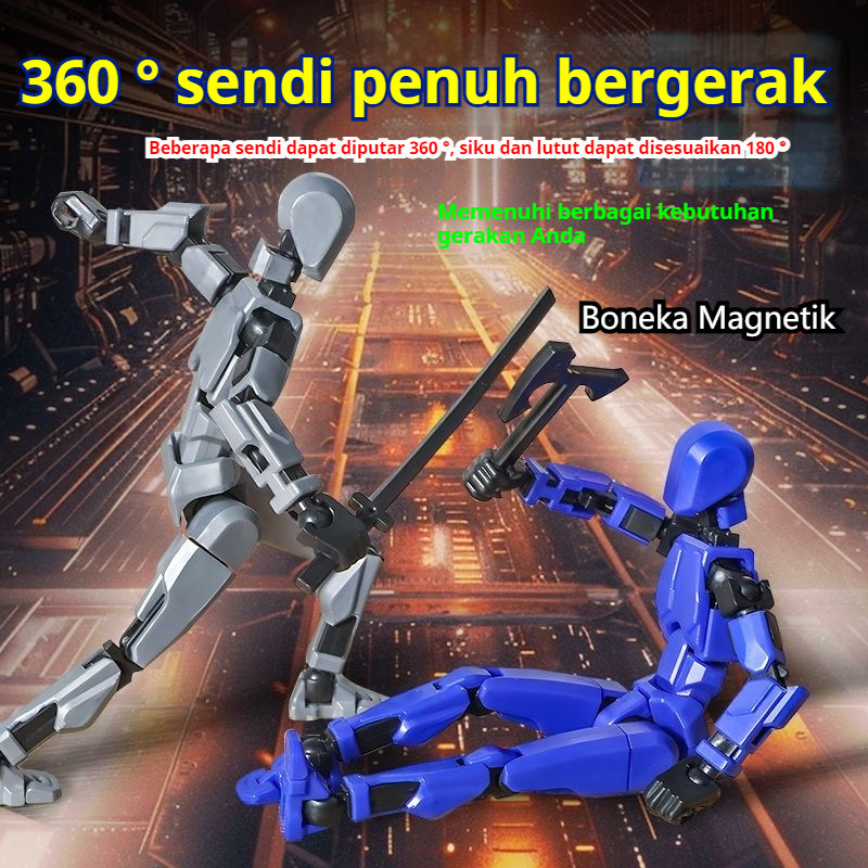 Jual Robot dengan Sendi Magnetik /Mainan Robot Toys Perakitan Robot ...