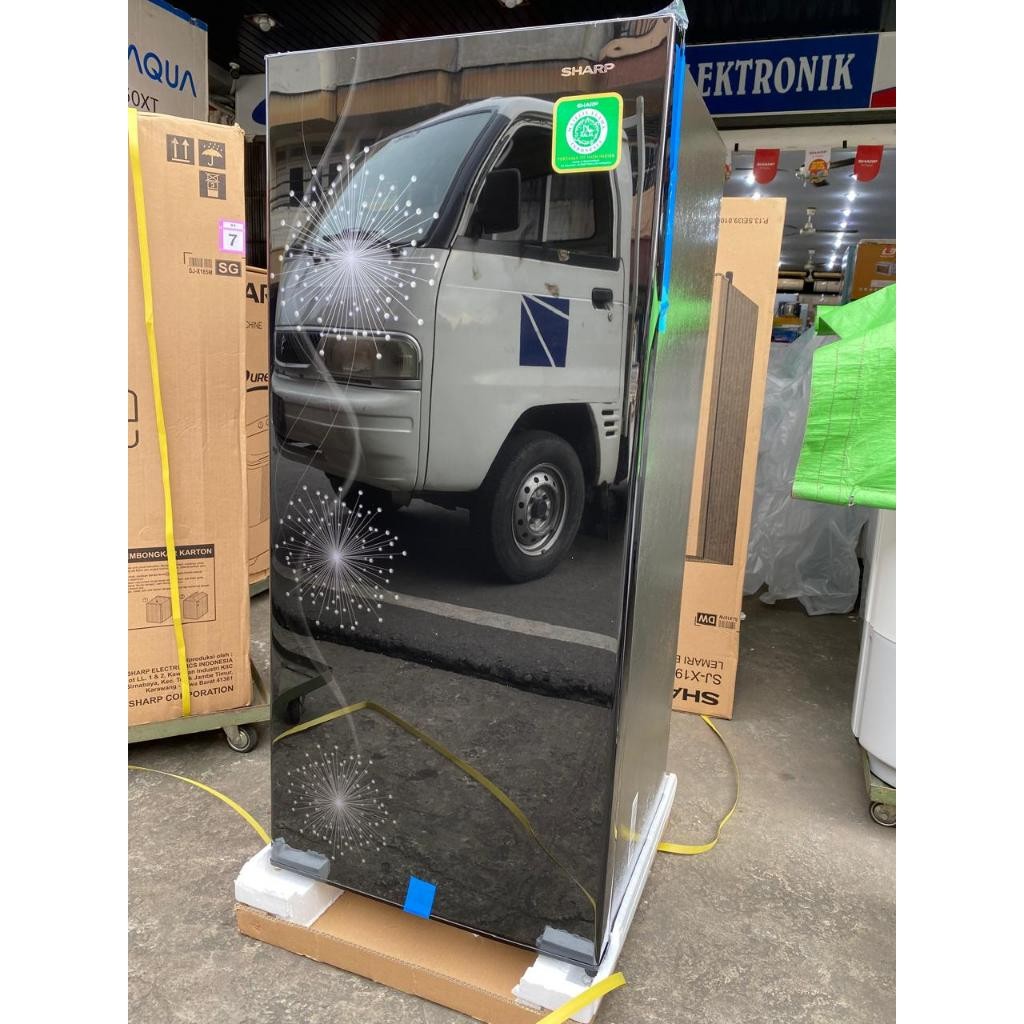 Jual SHARP KULKAS 1 PINTU DOUBLE FREEZER SJ-X197W-DW | Shopee Indonesia