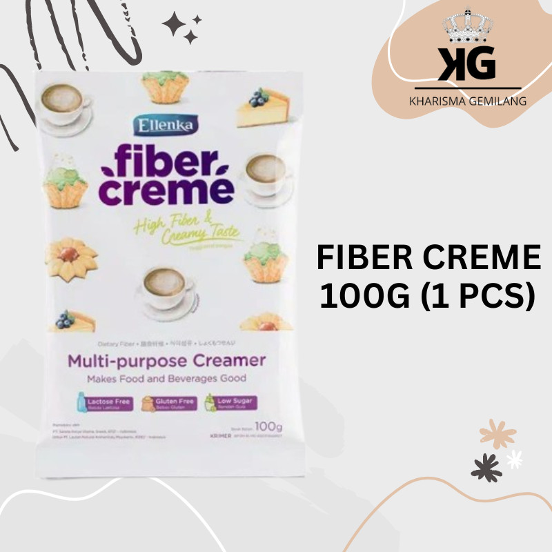 Jual KG - ELLENKA FIBER CREME 100G (Varian 1 PCS) Sachet Krimer Bubuk ...