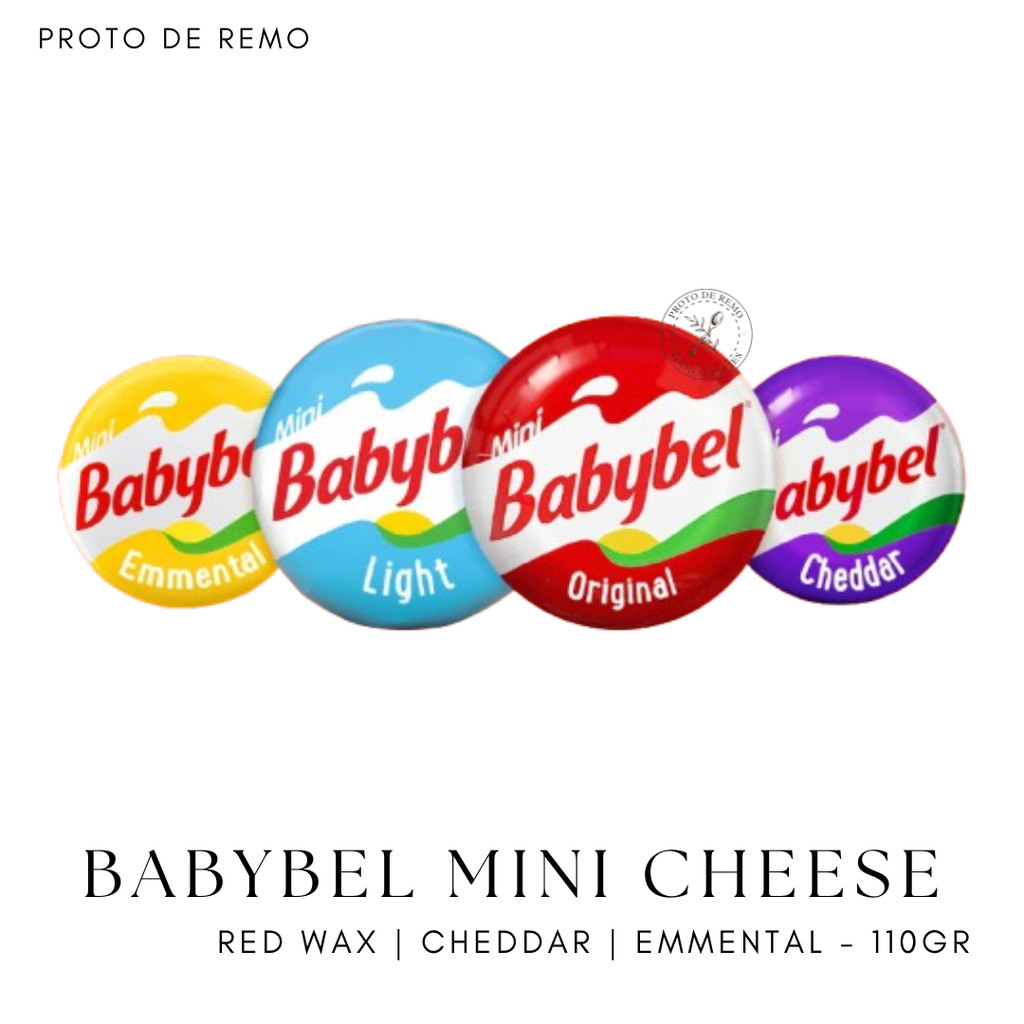 Jual Babybel Mini Cheese Red Wax | Cheddar | Emmental 5 pcs x 22gr ...