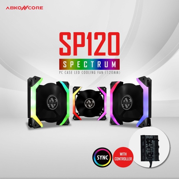 Jual FAN CASING ABKONCORE SP120 SPIDER RGB 3in1 - 3 Pack With Adaptor | Shopee Indonesia